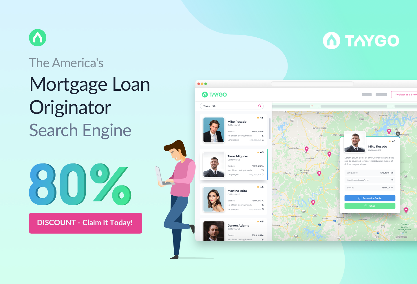 TAYGO - The Mortgage Loan Originator Search Engine